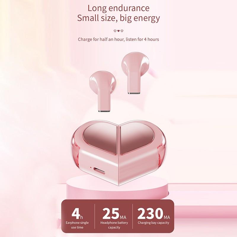 Buy Creative Exclusive Couples Heart Shape Headsets True Wireless ...