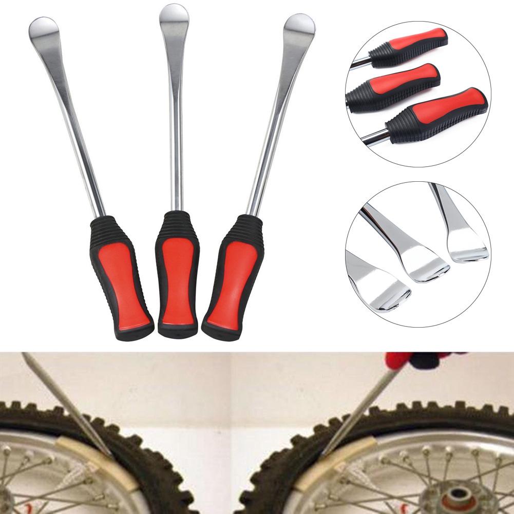 Buy 3 Pcs/Set Motorcycle Tire Spoon Lever Iron Tools Bike Bicycle Wheel ...