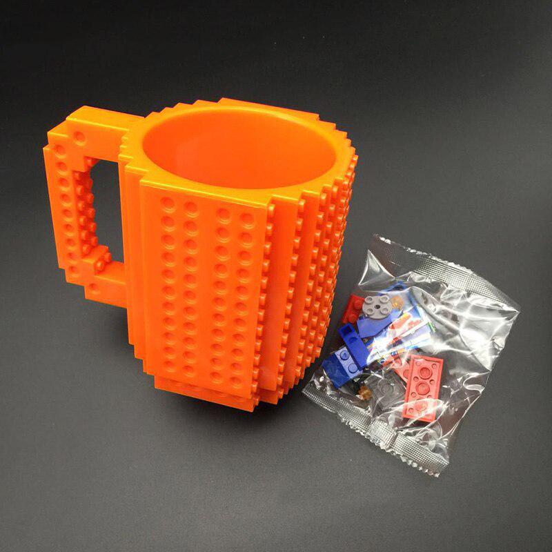 Buy 350ML Build-On Brick Coffee Mug Creative Bulding Block Mugs Water ...