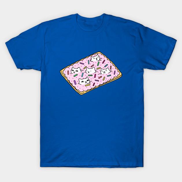 Buy Men Premium Cotton Harajuku T Shirt Pop Cats Pop Tart Print Men's ...