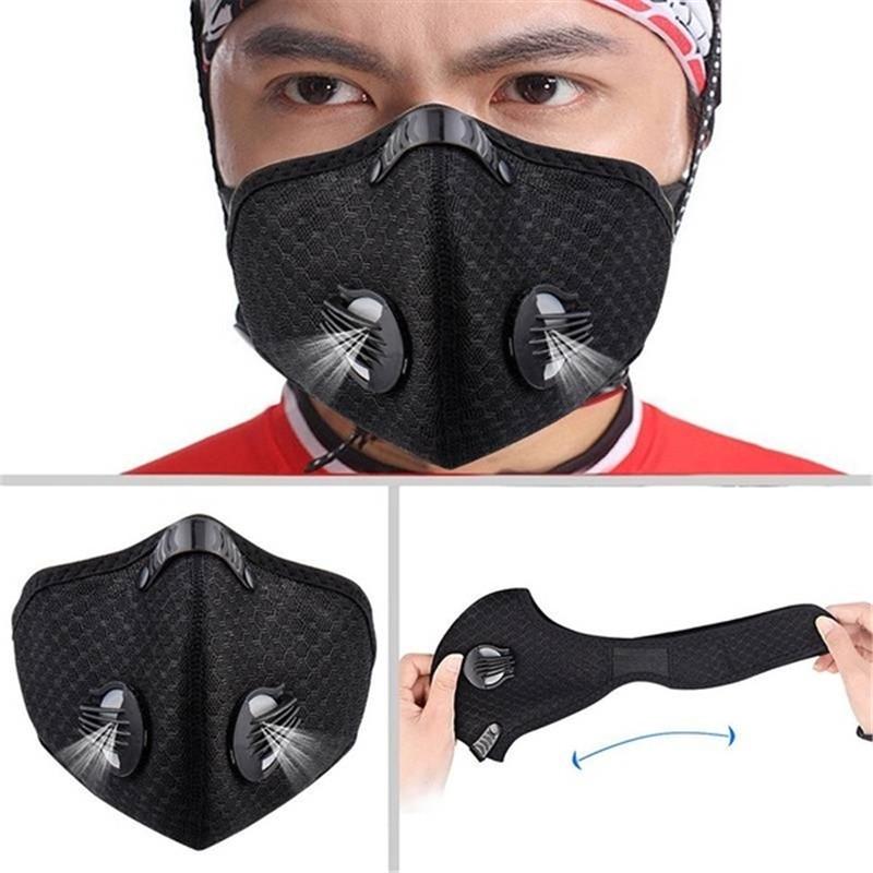 Buy Anti Dust Filter Half Face Mask Cycling Bicycle Bike Motorcycle ...