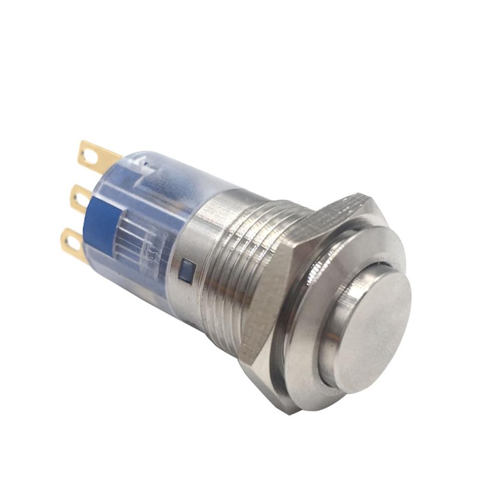 Buy 16mm 3/6 Pin Stainless Steel Push Button Switch Self-reset/Self ...