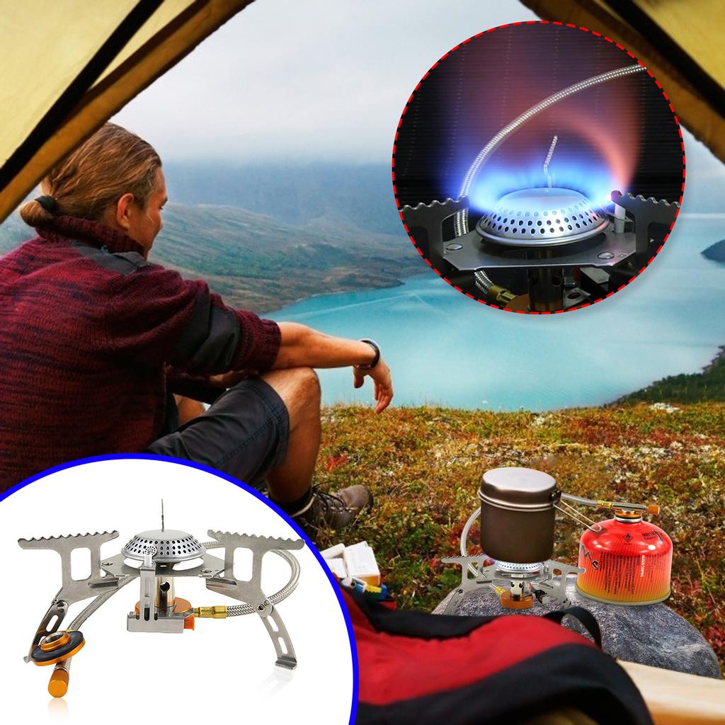 Satın alın (Joy choose)Portable Gas Burner Split Stove Butane Gas Head ...