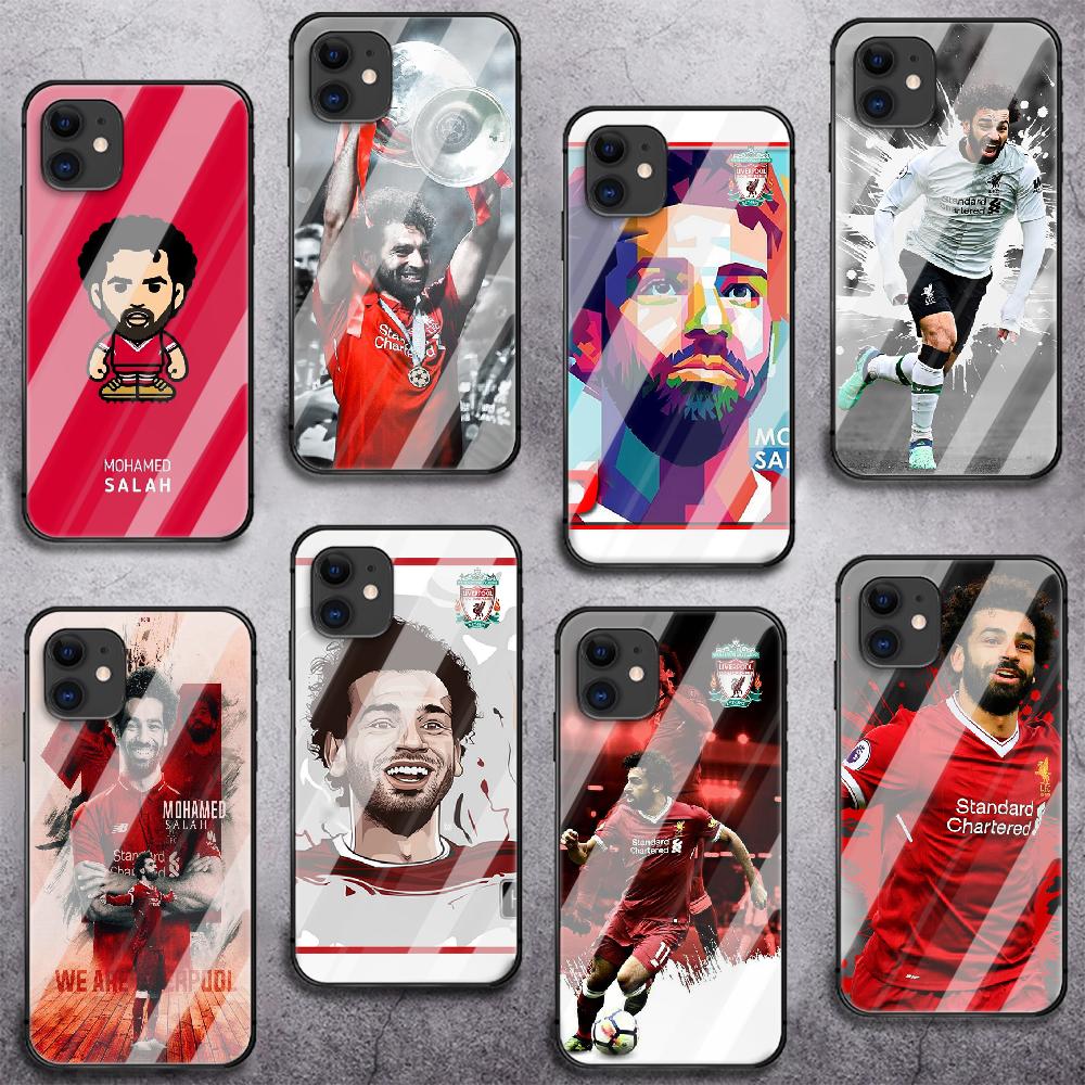 Buy Football Mohamed Salah Tempered Glass Phone Case Cover For IPhone 6 ...