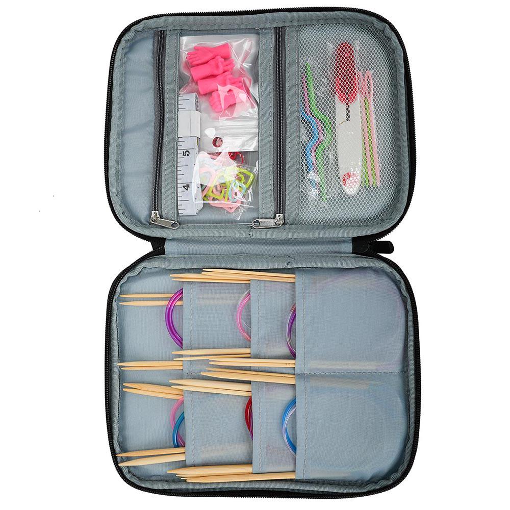 Cheap DIY Manual Annular Gray Storage Packet Sweater Crochet Storage ...