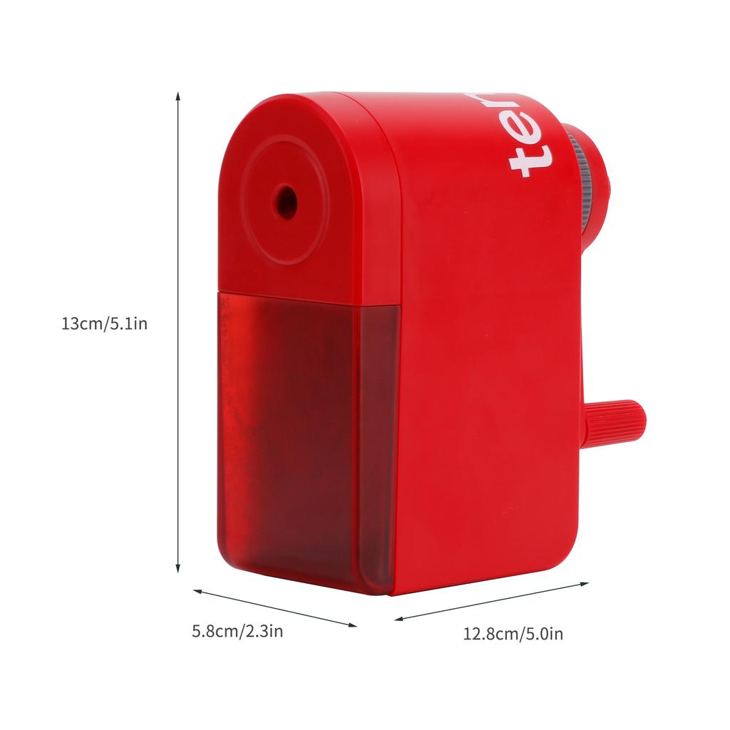 Buy Manual Pencil Sharpener Hand Crank Pencil Sharpener Adjustable ...