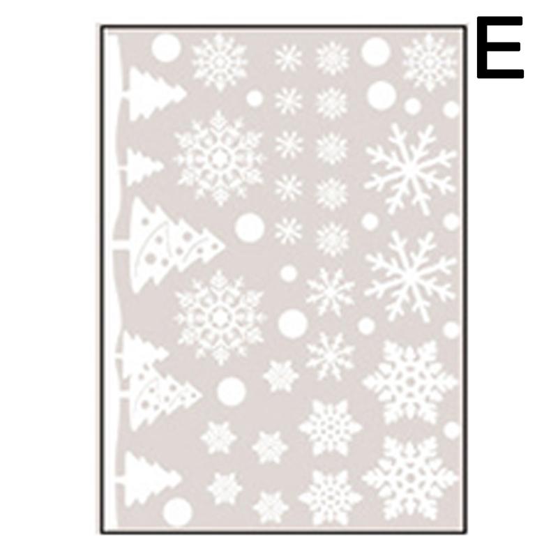 1PC Window Glass Stickers DIY Decal Snowflake Christmas Stickers Window ...