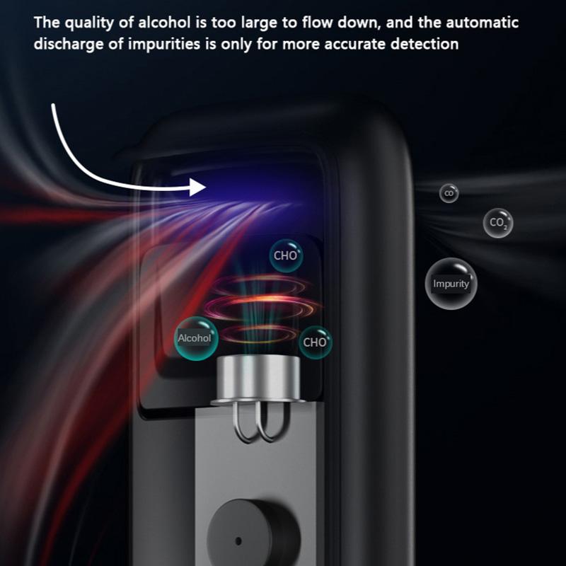 Buy Non-Contact Alcohol Breath Tester with Digital Display Screen USB ...