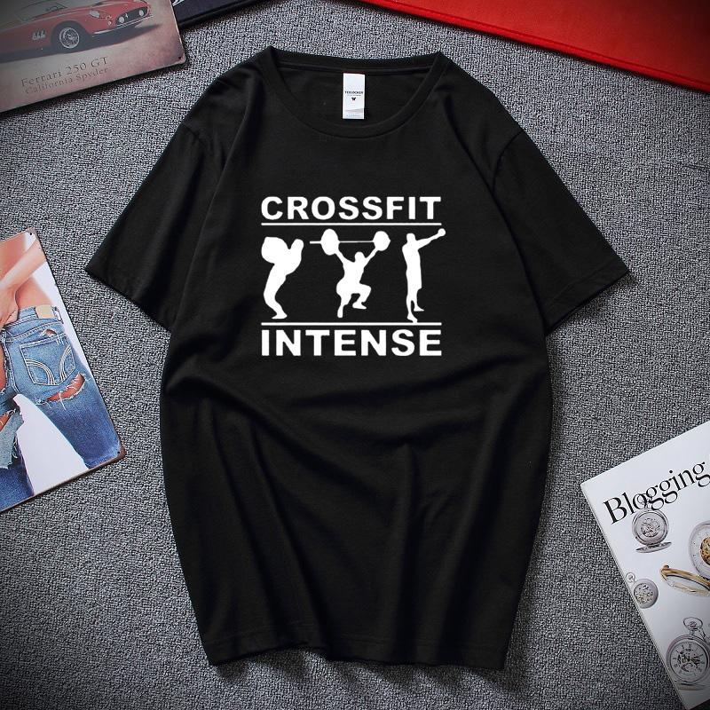 Buy Summer Fitness Jersey 2022 Crossfit Intense Men T Shirt Premium ...