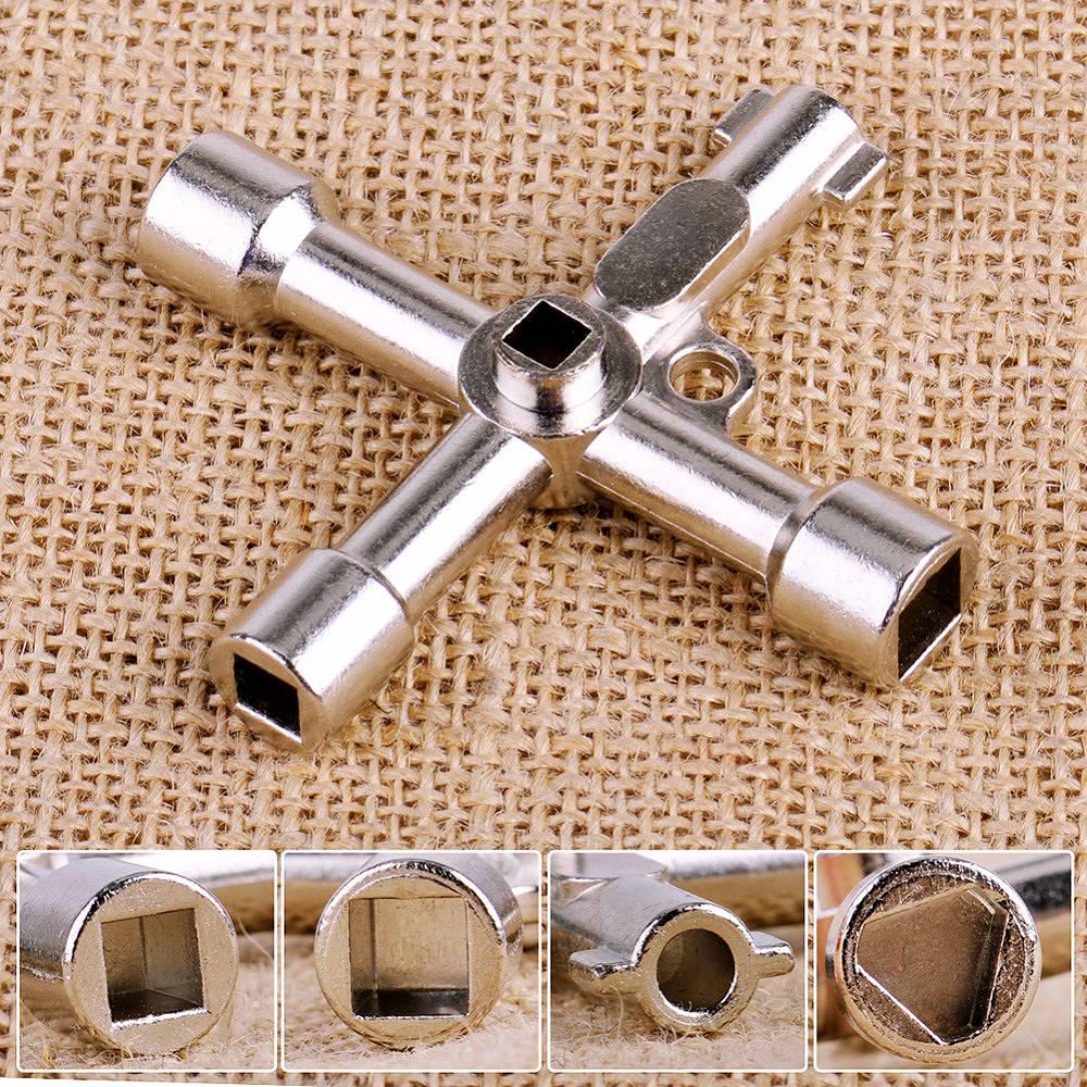 Buy Multifunction 4 Ways Universal Wrench Key Plumber Keys For Gas ...
