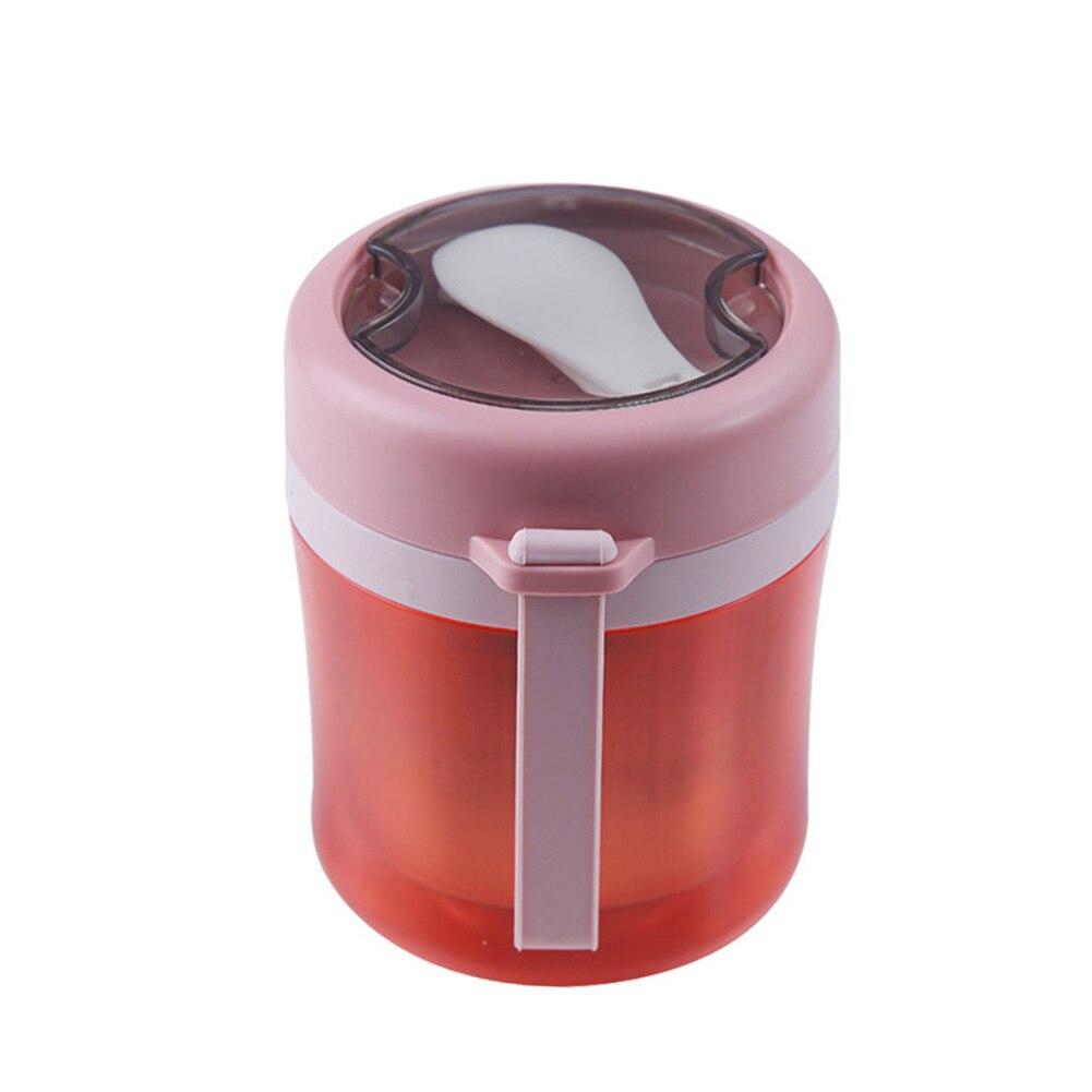 Mini Thermal Lunch Box Food Container With Spoon Stainless Steel Vaccum ...
