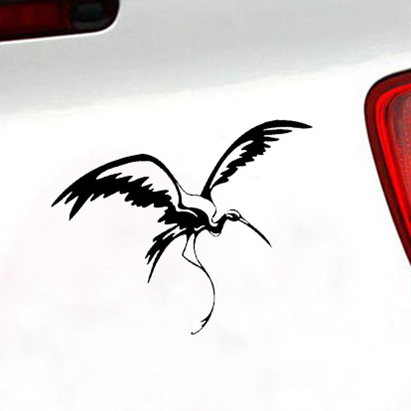 Cheap 17CM*12CM Animal CRANE BIRD TRIBAL Flying Car Sticker Decal Vinyl ...