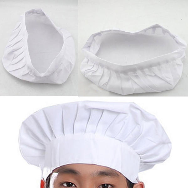 Buy Party Kitchen Costume Cap Baking BBQ Cooking Adult Elastic Chef Hat ...