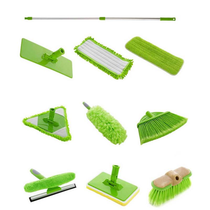 Free Combination Cleaning Tools Flat Triangular Mop Duster Wiper Dust ...