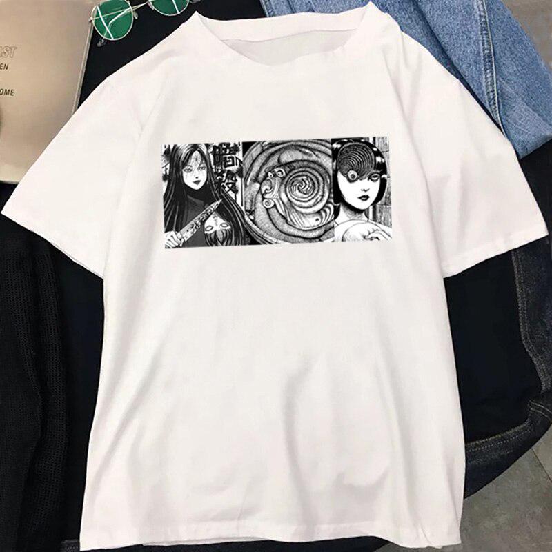 Buy Fixsys Punk Style Women T Shirt Casual White Female Tee Shirt ...