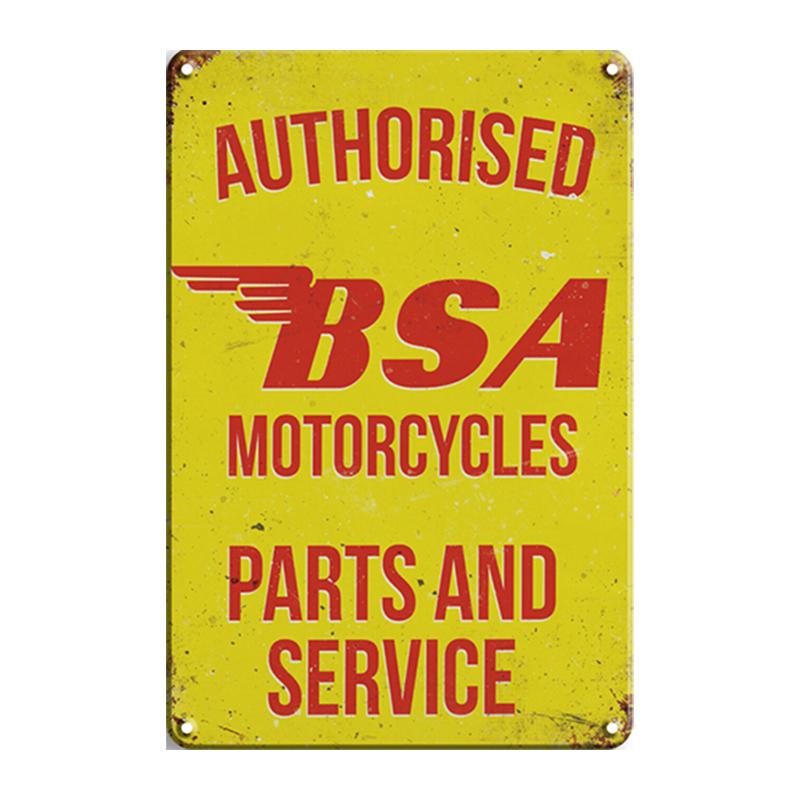 Buy Vintage Motor Oil Metal Tin Signs For Garage, 20*30cm, Racing Team ...