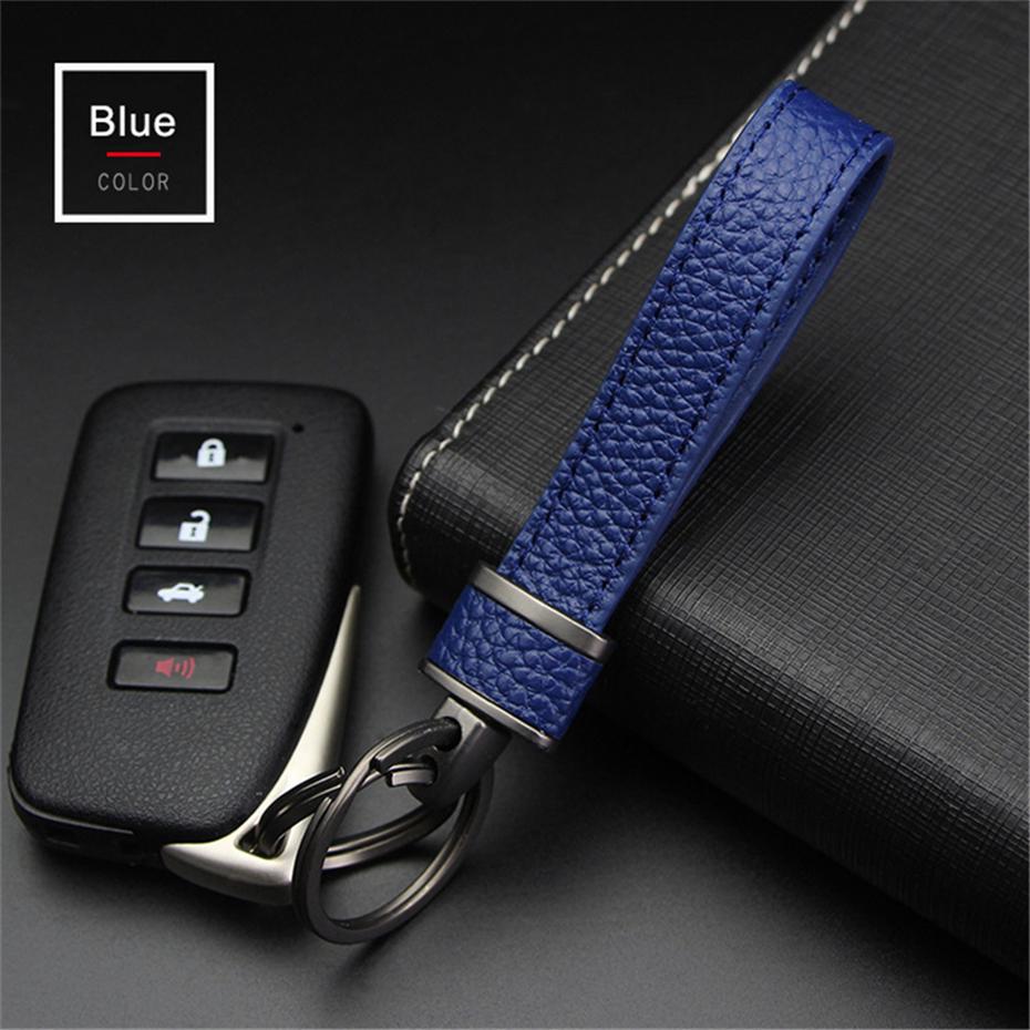 Buy Leather Car Keychain Key Ring Car Key Holder at affordable prices ...