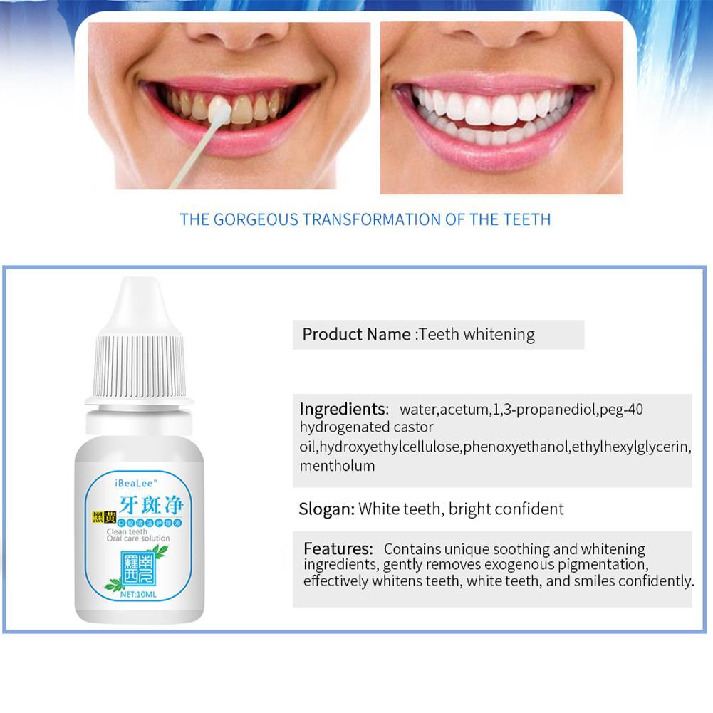 Buy Teeth Whitening Essence Serum Remove Plaque & Stains Breath Liquid ...