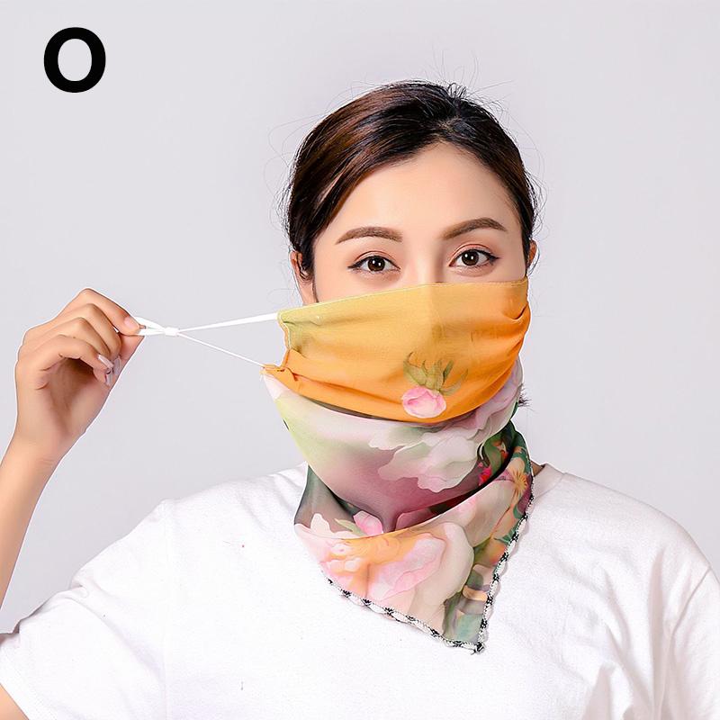 Satın alın Women Neck Masks Breathable Chiffon Neck Protection Bandana ...