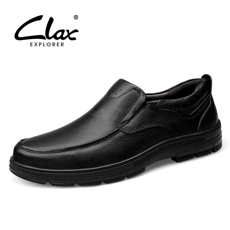 Buy Clax Men Dress Shoe Genuine Shoes Spring Autumn Men's Business ...
