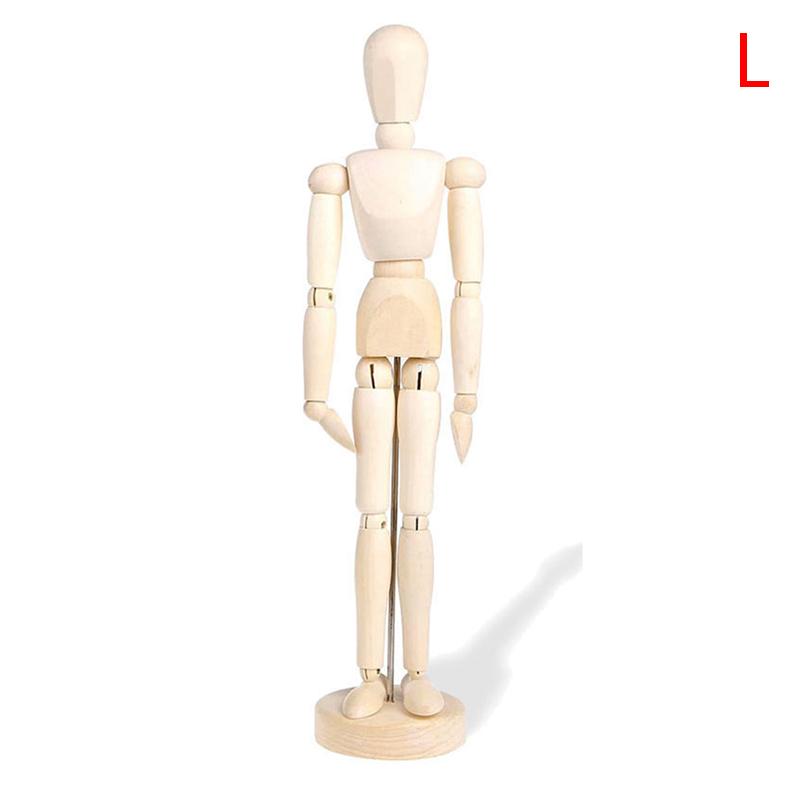 Buy Movable Limbs Male Wooden Toy Figure Model Art Sketch Draw Action ...