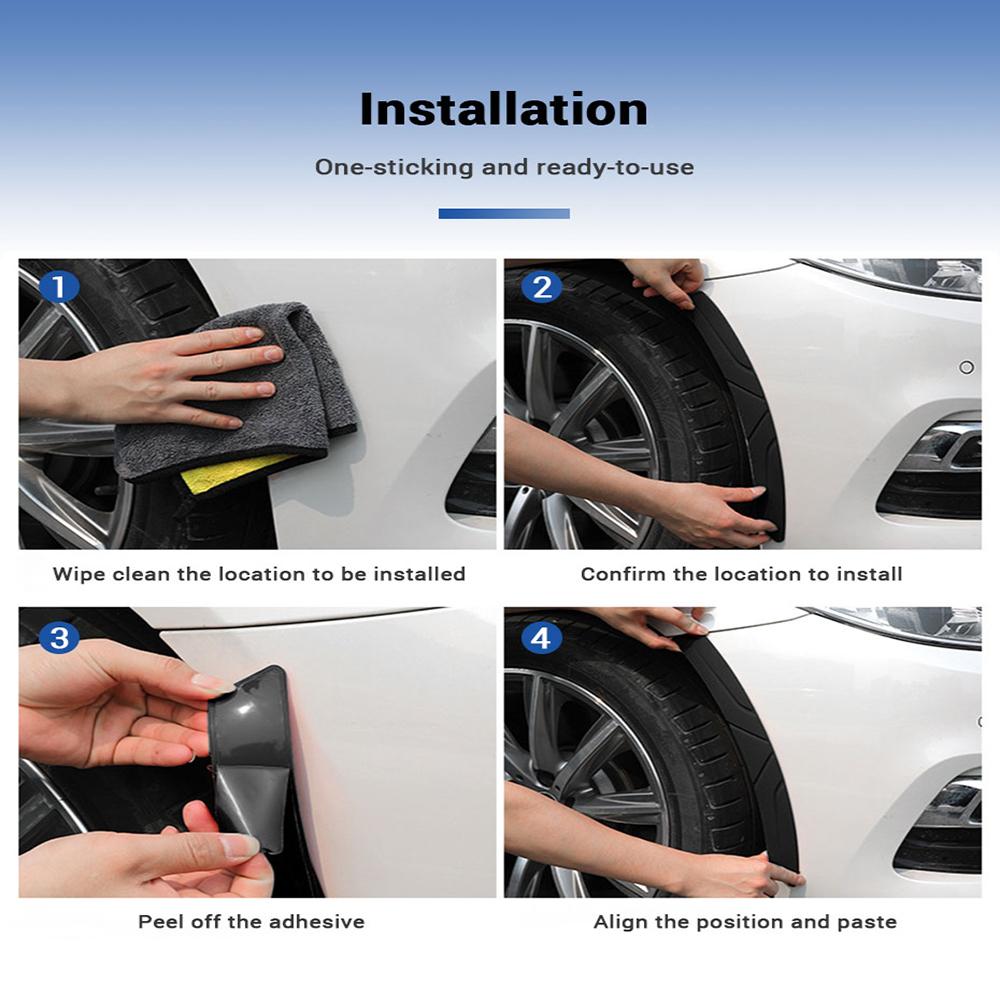 Buy Car Tire Edge Protection Strip Bumper Anti-collision Protector ...