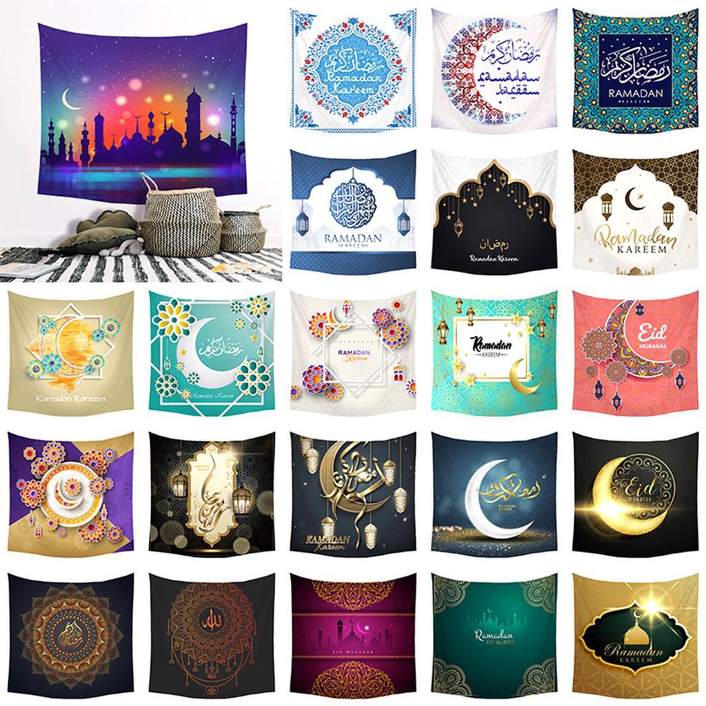Buy Muslim Ramadan Decoration Tapestry Halal Digital Print Hanging ...