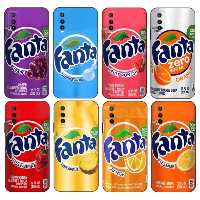 Cheap Fanta Drinks Grape Orange Phone Case For VIVO Y31 IQOO U5 U5x ...