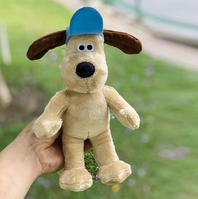 Buy British Dog Gromit Wallace & Gromit Blue Hat Plush Doll Toy at ...
