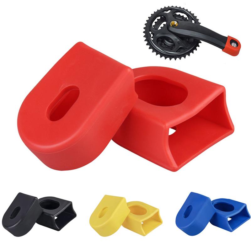 Buy 2Pcs Silicone Bicycle Crank Arm Protector Cover Race Crank Boot ...