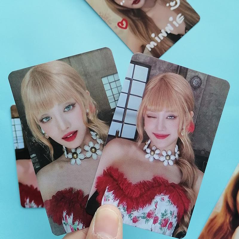 6pcs/набор (G)I-DLE I LOVE Lomo Card YuQi Minnie Shuhua Mi Yeon Jeon So ...