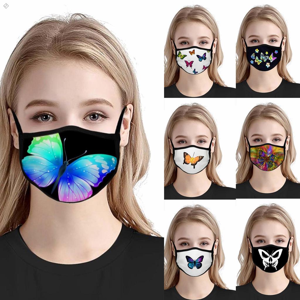 Buy Unisex Print Lovely Anti-dust Reusable Cotton Mouth Face Masks ...
