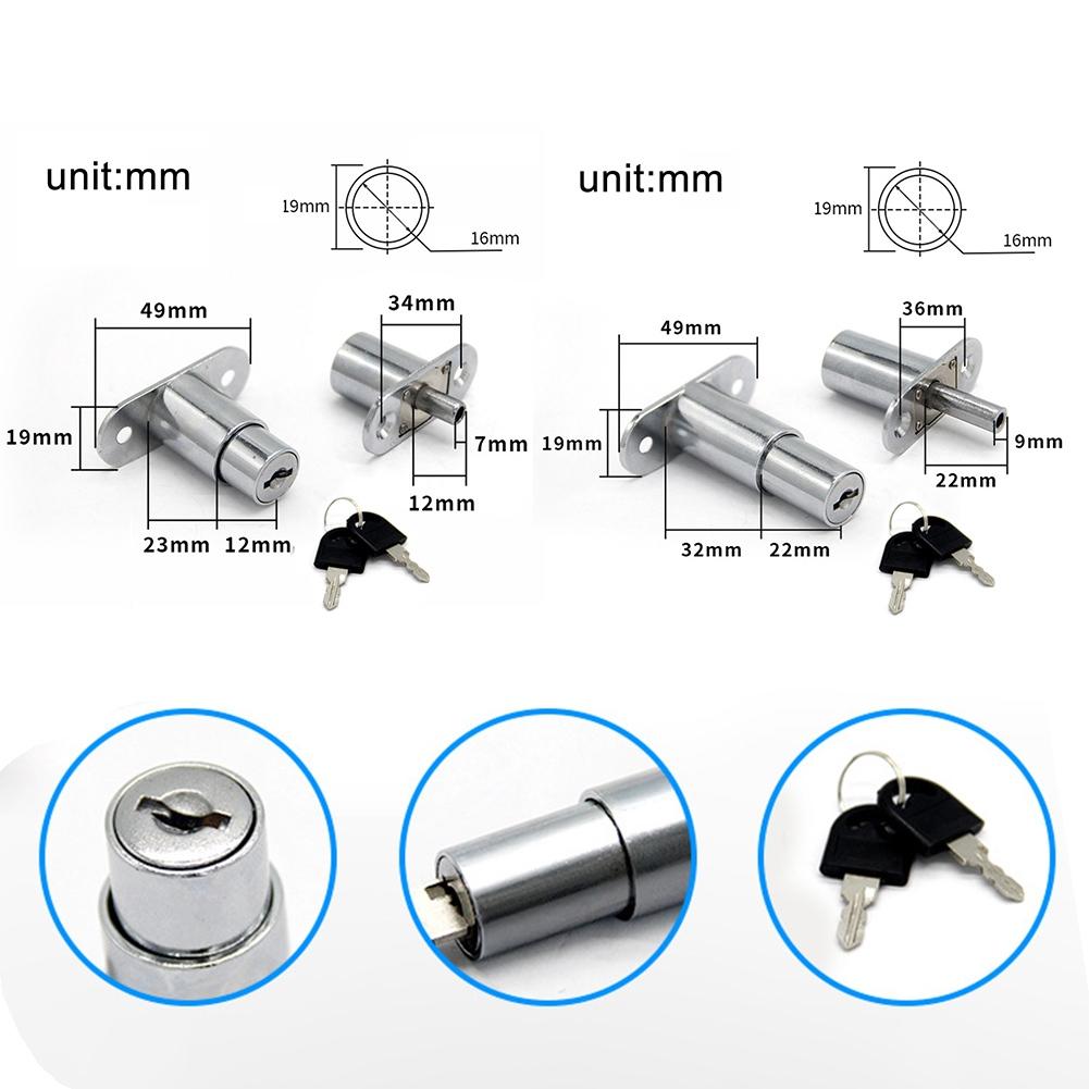 Buy Single Open Door Lock Furniture Kitchen Press Lock at affordable ...