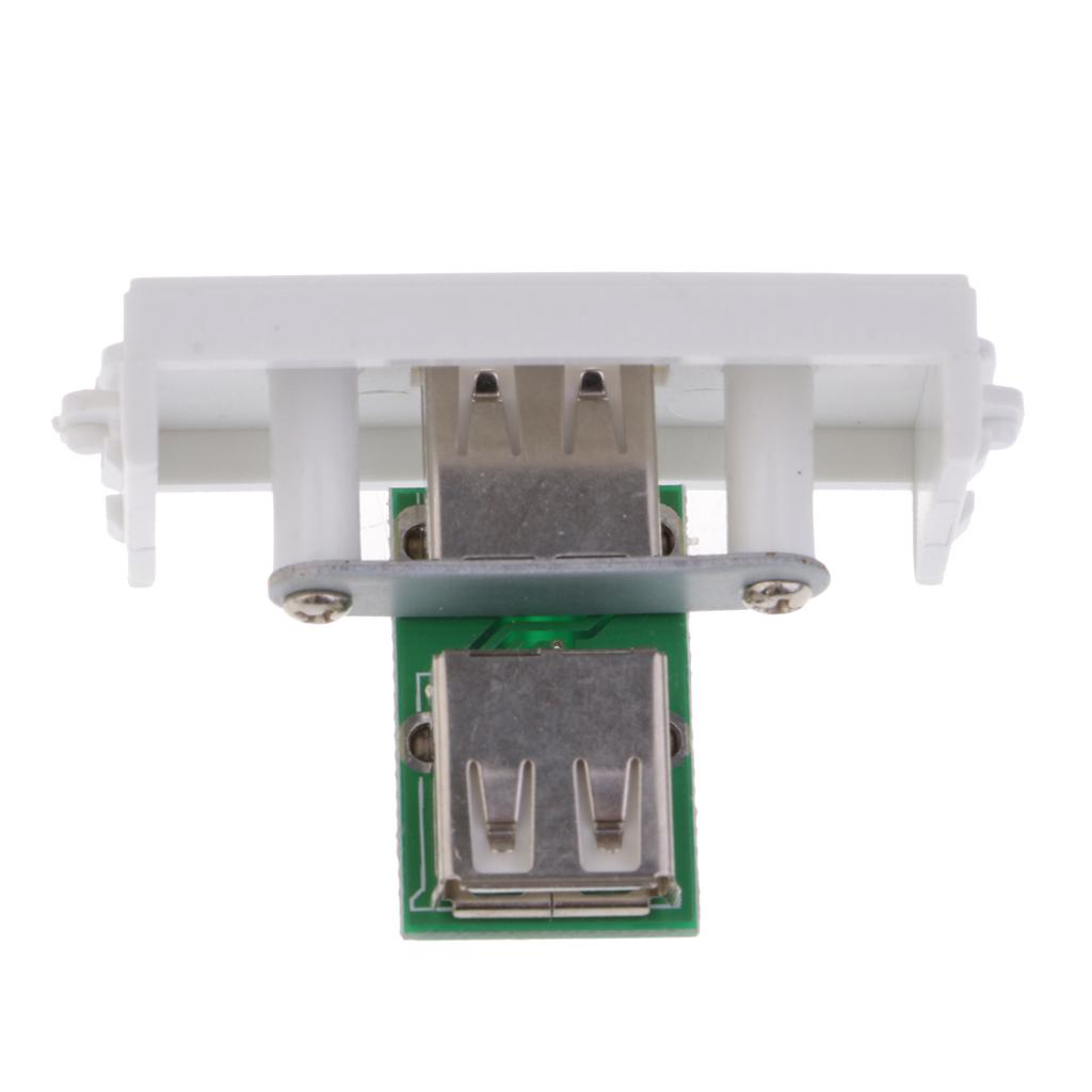 Home USB Wall Outlet Module Modular Plate Panel Directly Plug uygun ...