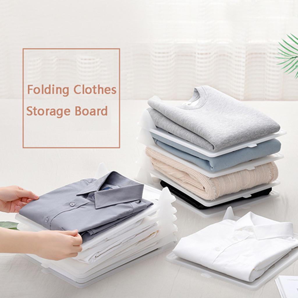 Buy [ZW] 5pcs Clothes Folder Organizer Clothing Storage Board Fast ...