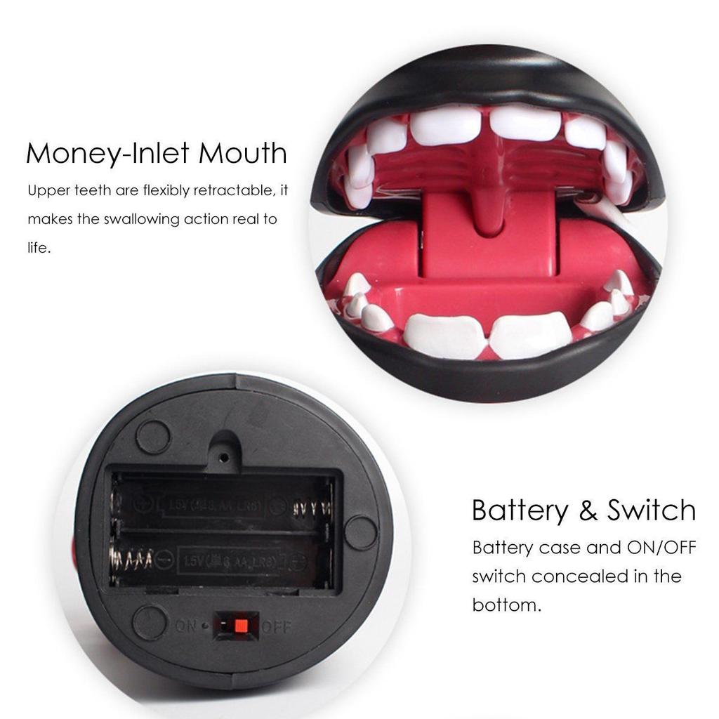 Buy Kaonashi Face Coin Bank-Spirited Away No Face Man Automatic Eaten ...