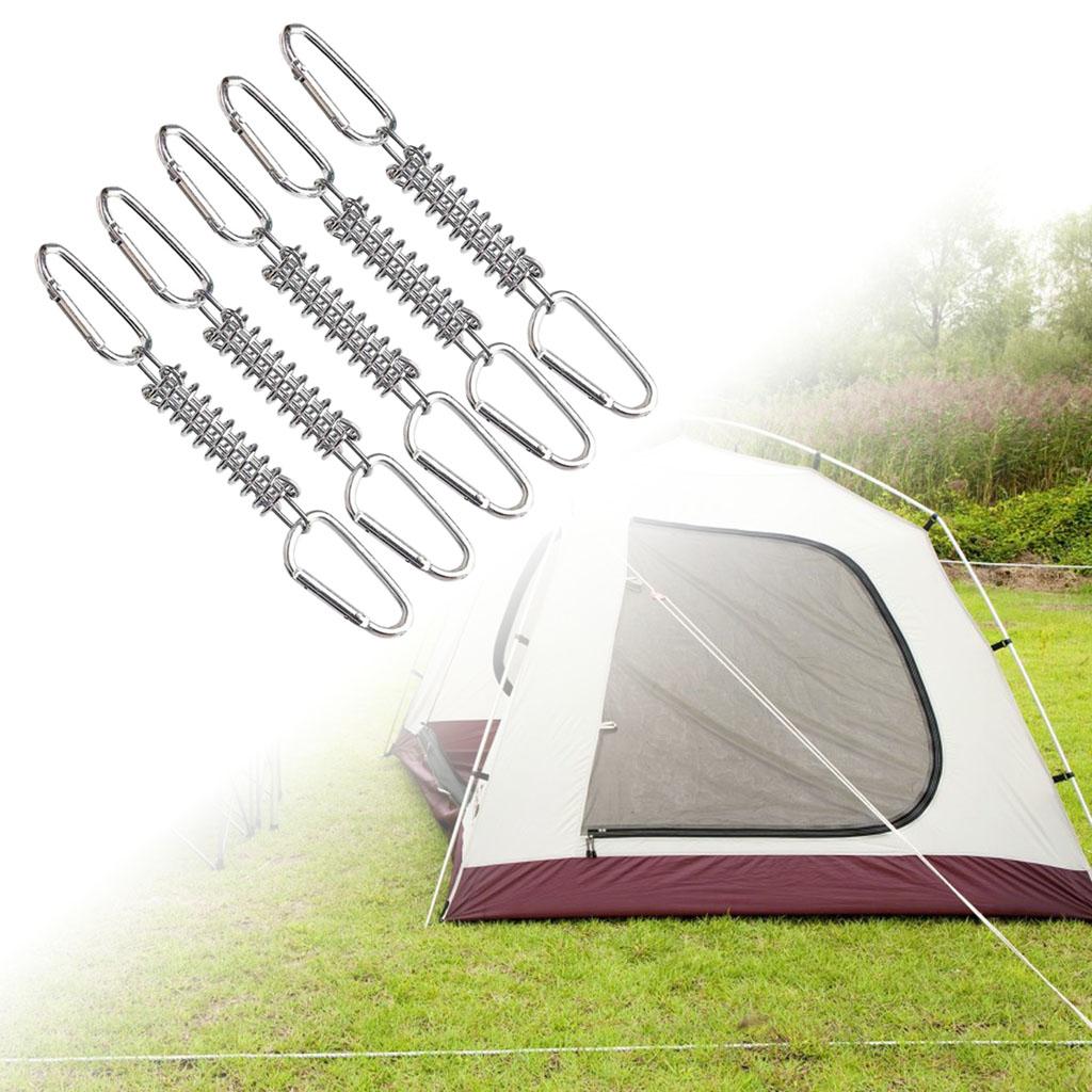 Buy 5x Tent Spring Buckle Tightener Wind Rope Buckle for Camping Awning ...