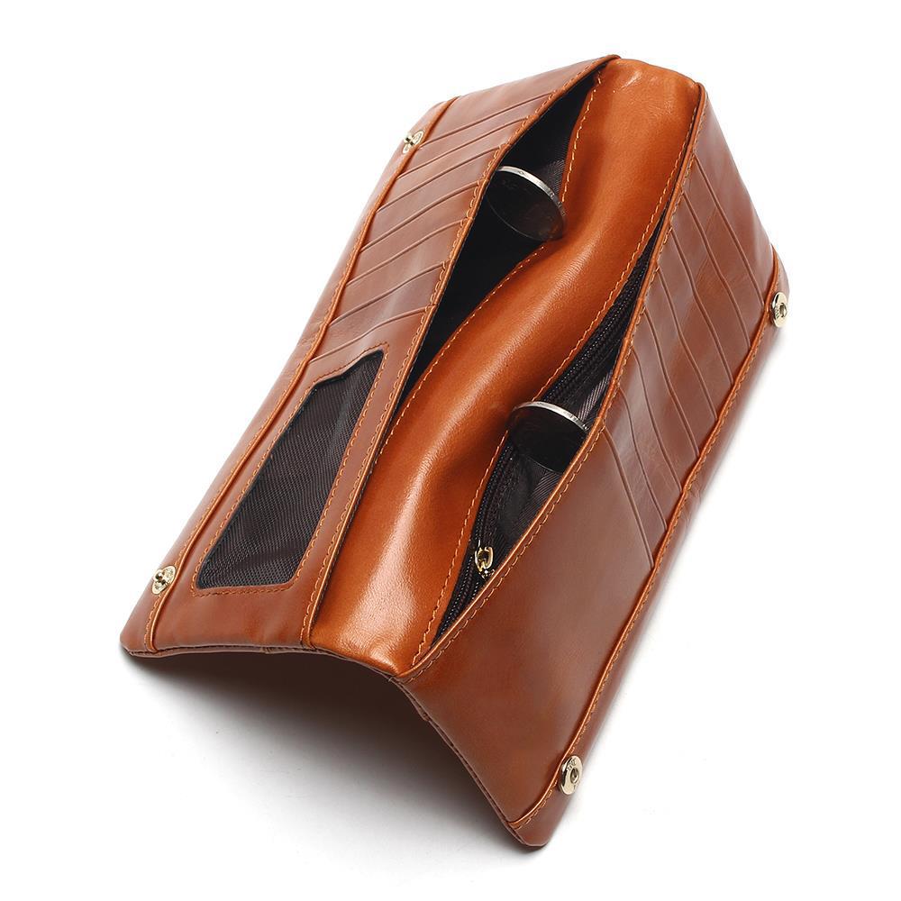 Buy TAUREN Oil Wax Genuine Leather Men Wallet Long Designer Male Clutch ...