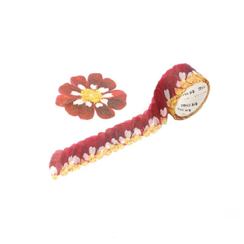 Buy Petals Washi Tape Sticker Flower Decorative Tape Diameter School ...