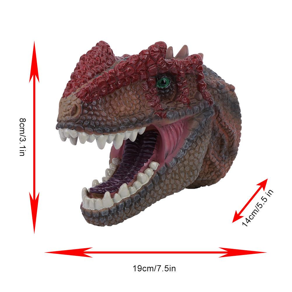 Plastic Simulated Animal Head Toy Vivid Interactive Hand Puppet Great ...