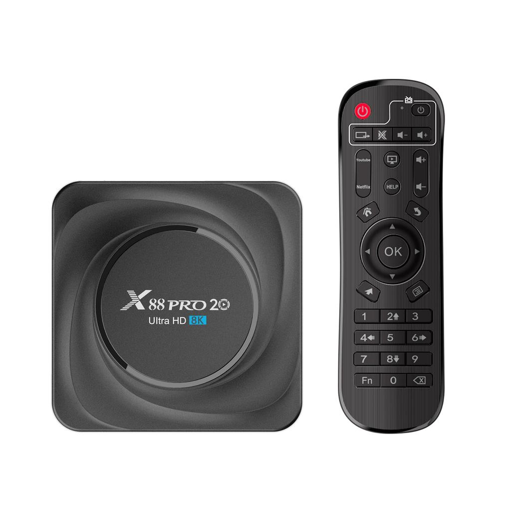 Buy X88 Pro 20 Android 11.0 Smart Tv Box Rk3566 Quad-Core H.265 Vp9 8k ...
