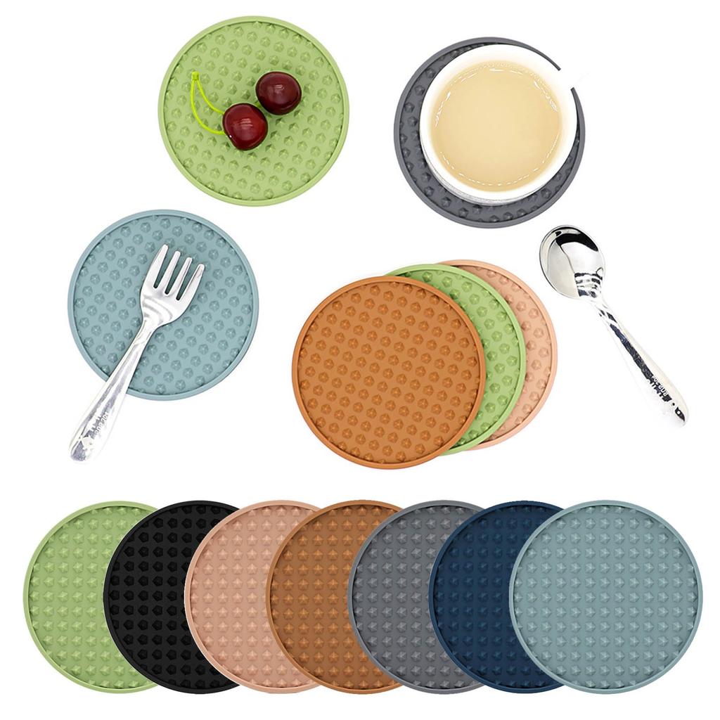 Round Heat-Resistant Food Grade Safety Silicone Pad Suitable For Any ...