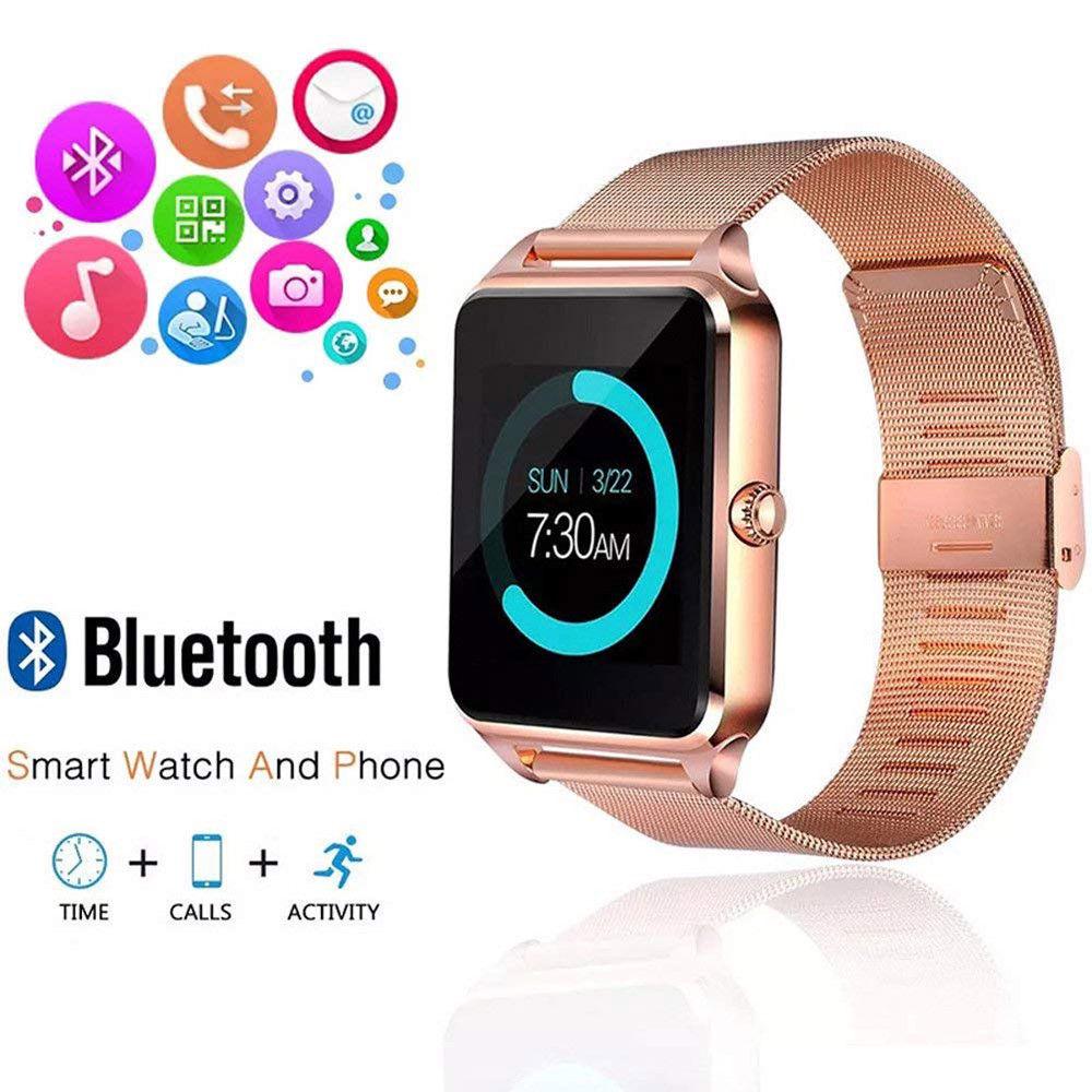Buy Fashion Smart Watch Clock Sync Notifier Support SIM TF Connectivity ...