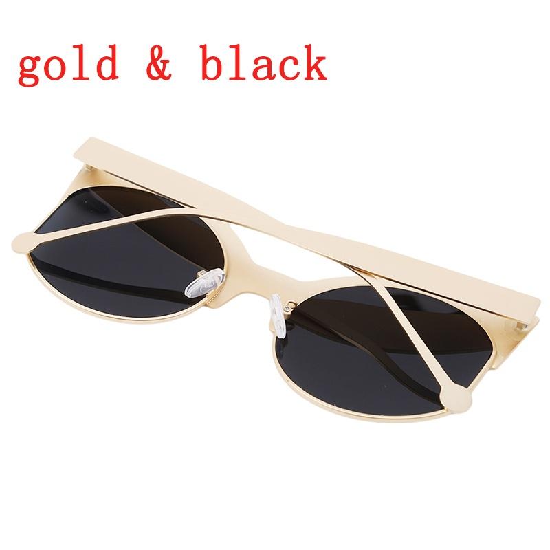 Buy Sunglasses Ms Big Metal Half Frame Box Sunglasses Street Beat ...