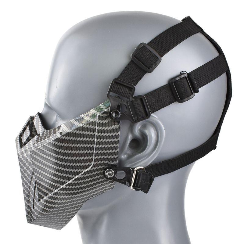 Half Face Mask Soft Detachable Breathable Shock Resistant Mouth ...