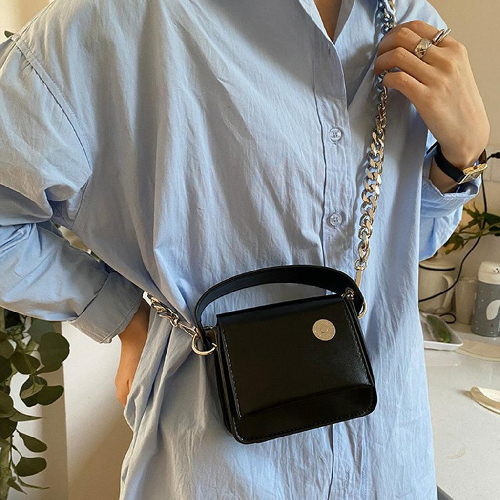 Buy BMS Chain Small Square Bag Student Shoulder Bag Magnetic Buckle ...