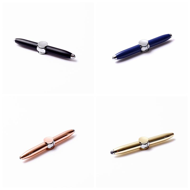 Buy Finger Gyro Spinner Multi-function Gyroscope Pens Decompression LED ...