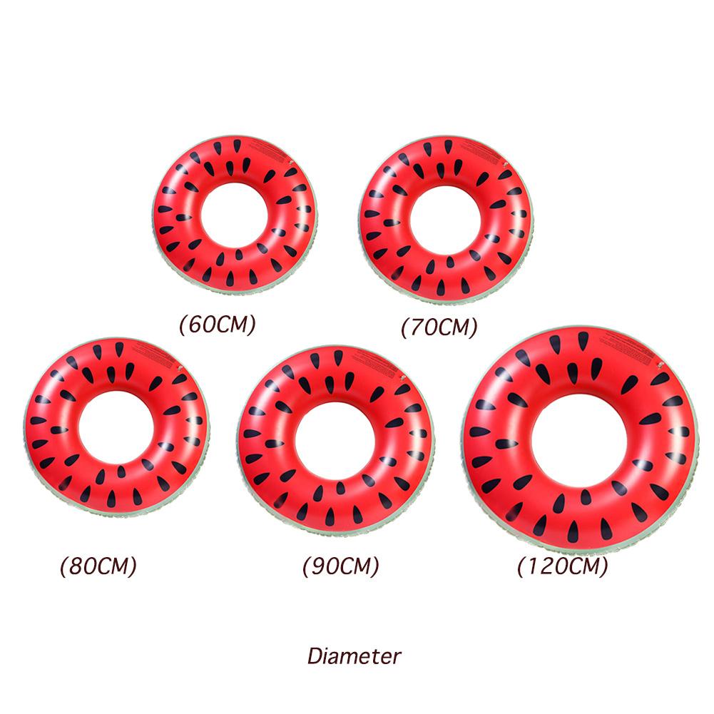 PVC Inflatable Watermelon Circle Pool Swimming Ring Floating Row Water ...