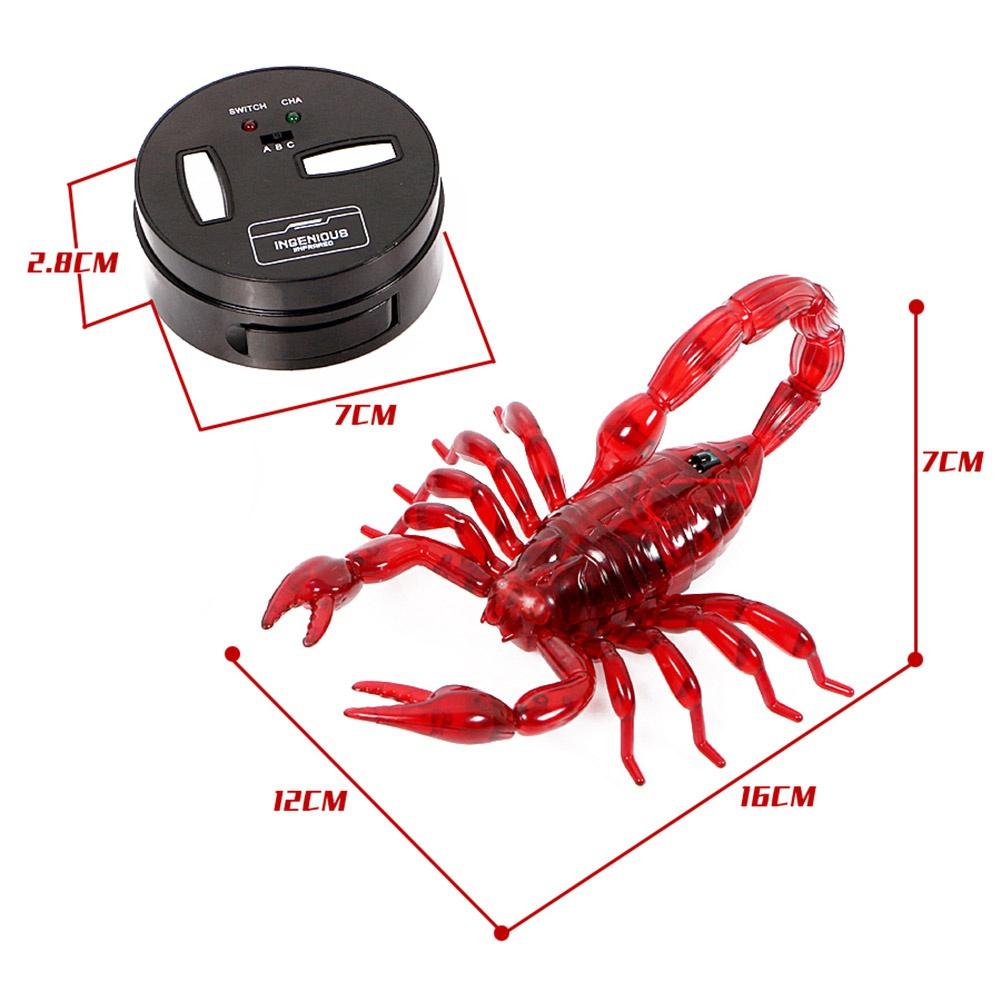 Remote Control Realistic Fake Beetle RC Prank Insect Scary Trick Toy ...