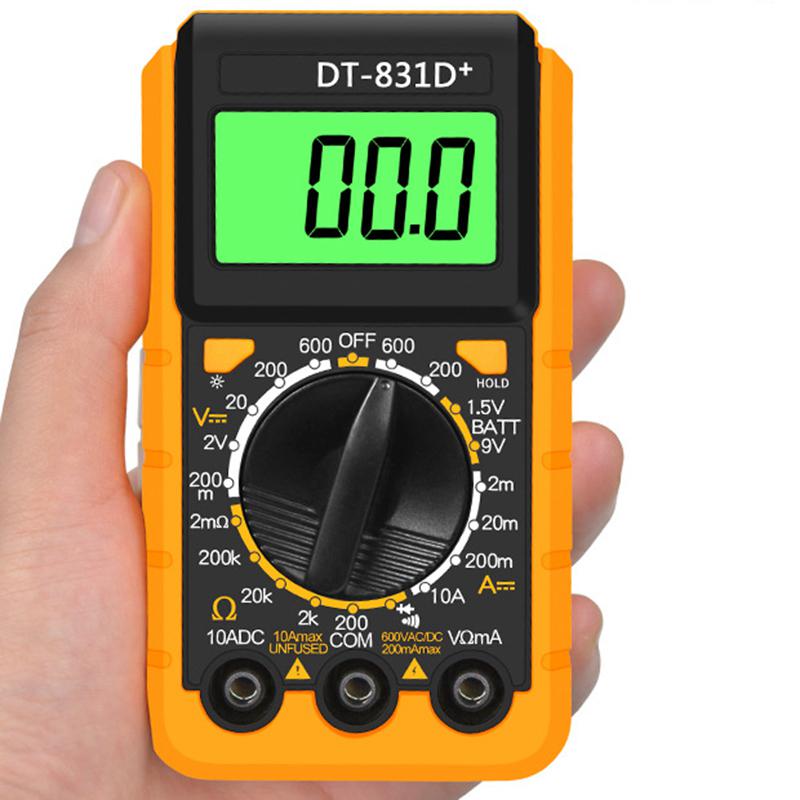 Buy DT-831D+ Digital Multimeter Electrical Maintenance Multimeter ...